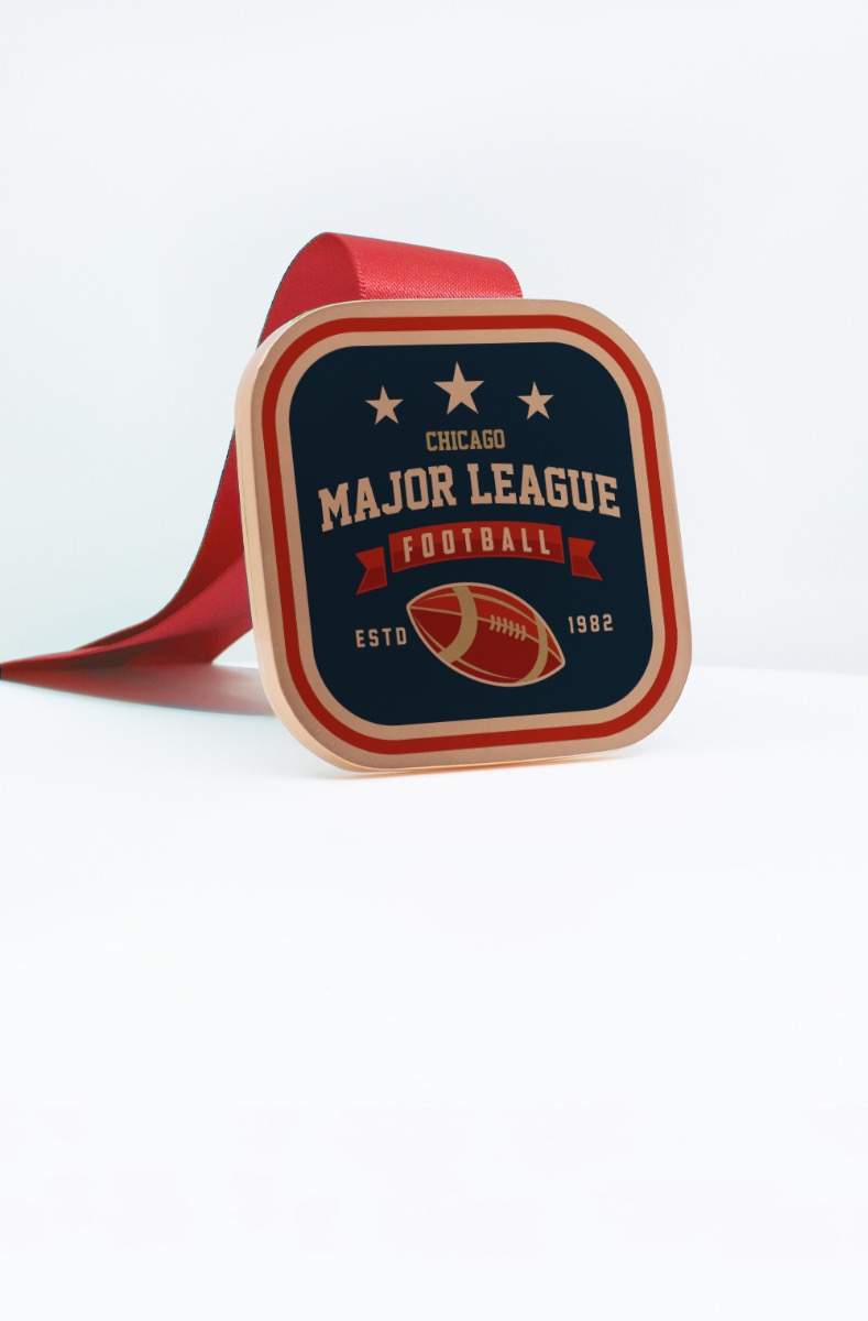 Satin Bronze Square Medals | Custom Medals | MedalStudio